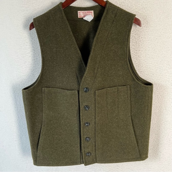 Filson | Jackets & Coats | Filson Mens Mackinaw Wool Vest Vintage 44 ...